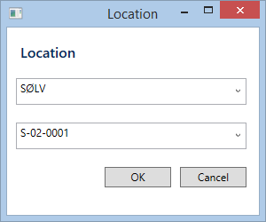 Using locations and bins - Using the ShopFloor Operator client - BC version