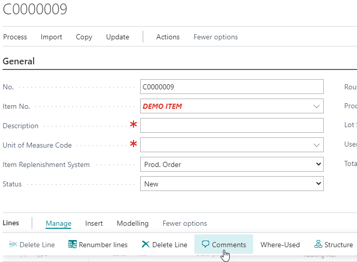 Using comments in CadConnect - CadConnect - 1