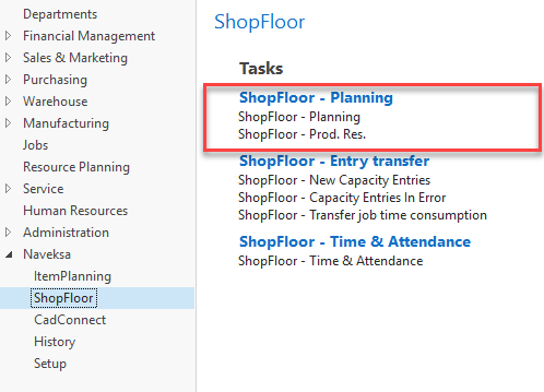 ShopFloor Planning - ShopFloor Planning & Execution - 1