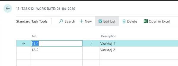 Creating standard tools and tool sets in routings and production orders. - ShopFloor Planning ...