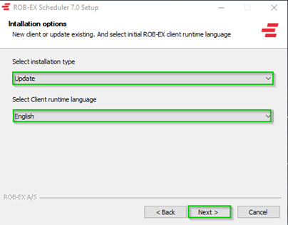 A quick guide to ROB-EX installer update - User's Manual - 7.0