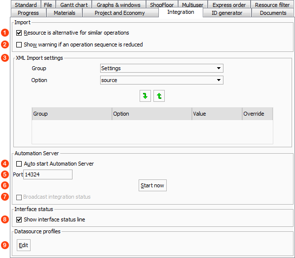 Tab: Integration - User's Manual - 6.4 Tab: Integration - User's Manual - 6.4