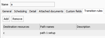 Transition rules - User's Manual - 7.0