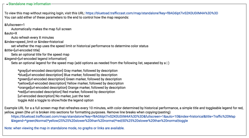 Standalone maps - BlueARGUS User Guide - 1.0