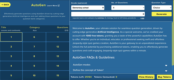 Generating questions using AutoGen - Factile User Doc - 1