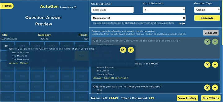 Generating questions using AutoGen - Factile User Doc - 1