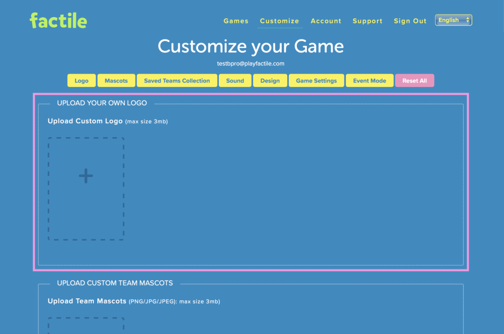 Add Logos - Factile User Doc - 1