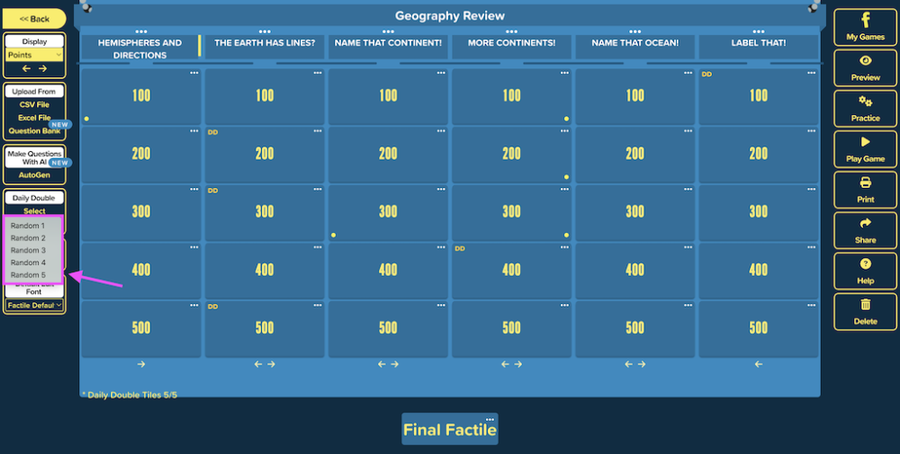 Daily Double - Factile User Doc - 1