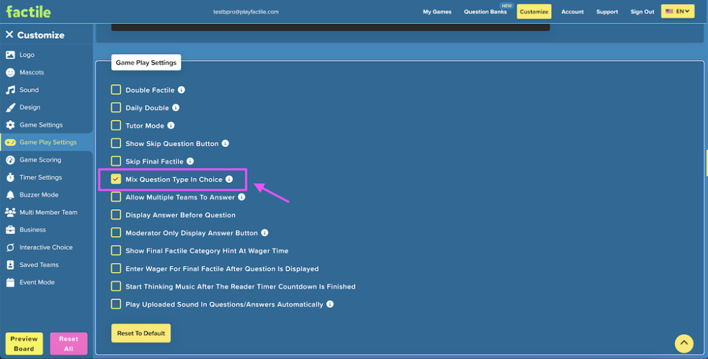 Creating a Choice Game - Factile User Doc - 1