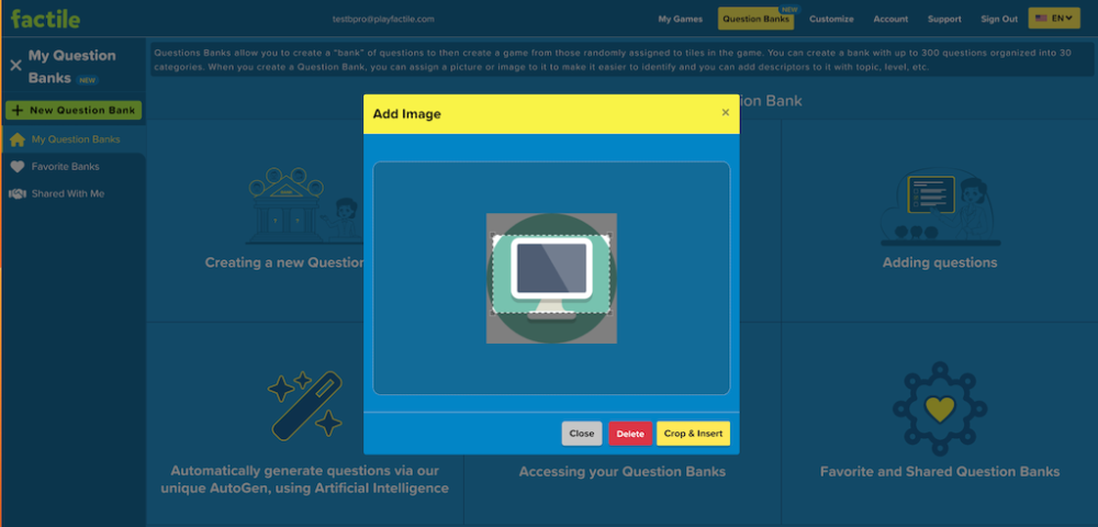 Question Banks - Factile User Doc - 1