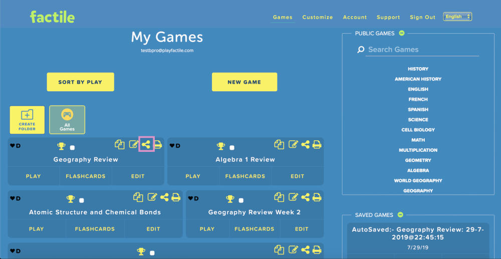 Remind Integration - Factile User Doc - 1