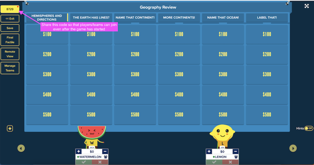 Buzzer Game - Factile User Doc - 1
