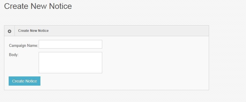 Add Notices - AMP User Manual - 1