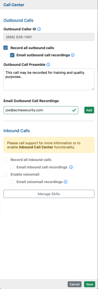 Call Center - Telephone Timesheets User Guide - Version 3.0