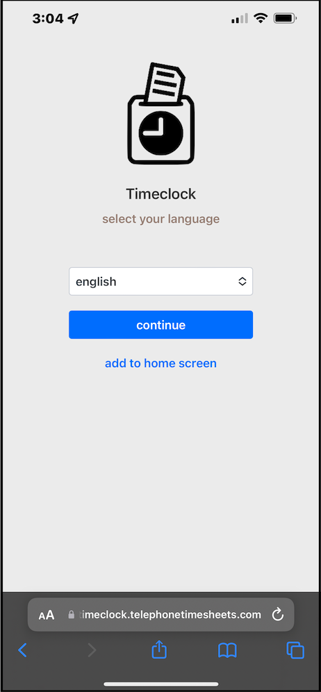 Employee Web Clock-in System - Telephone Timesheets User Guide ...