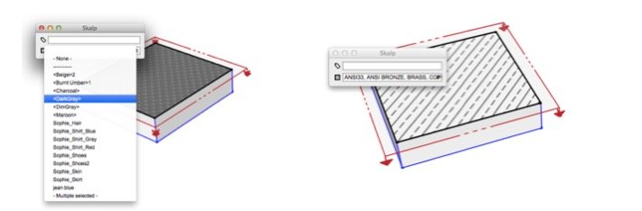 Styling: Pattern ‘by Object’ + Assigning Patterns to Objects - Skalp for SketchUp - 1.x