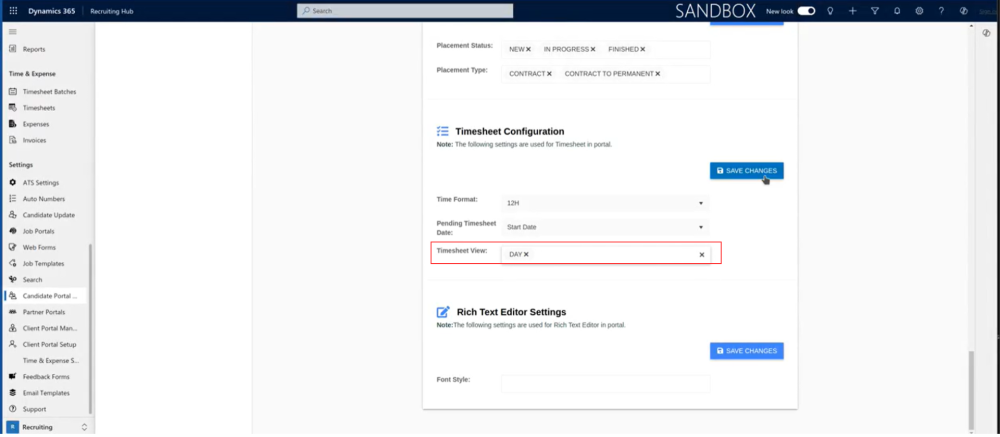 Timesheet View - Dynamics ATS User Guide - 1