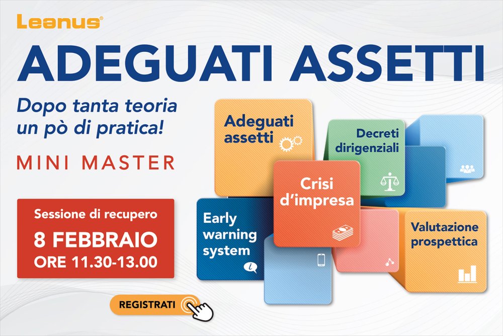 Mini Master ADEGUATI ASSETTI - Manuale Utente - 1
