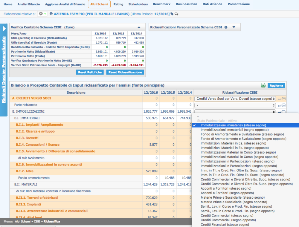 Sottomenu: Schema CE.BI - Manuale Utente. Procedure e Video esplicativi ...