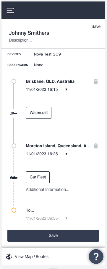 Creating a New Journey