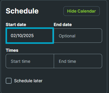 Schedule a Job - How To Office - 1