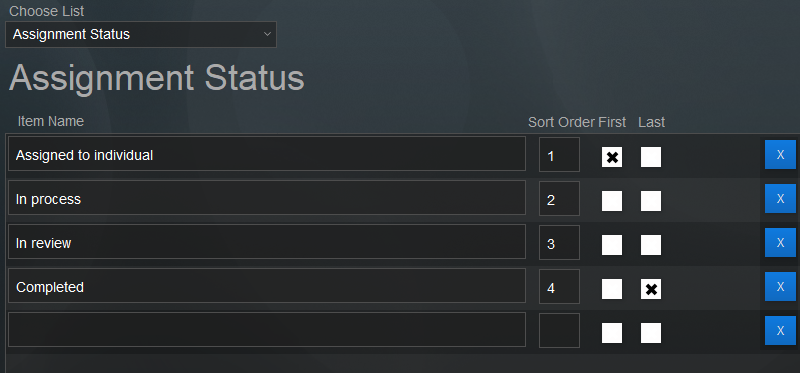 Assignment Status - iPoint Control - 1