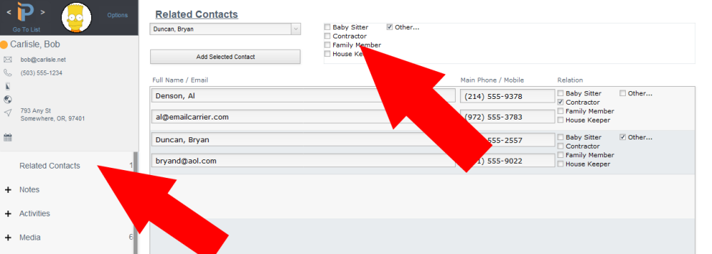 Contact Relations - iPoint Control - 1