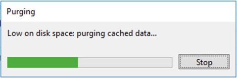 Low on Disk Space – Purging! - iPoint Control - 1