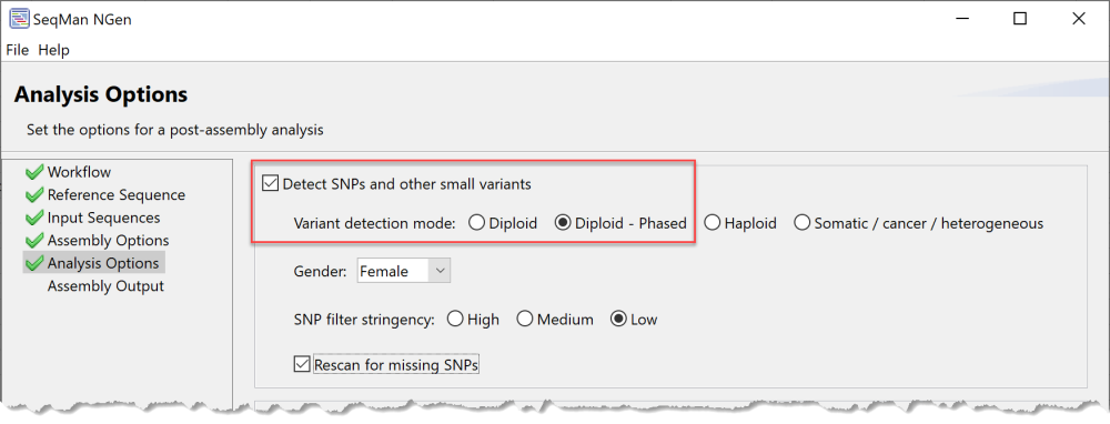 Create an assembly for phased variant analysis - User Guide to SeqMan ...