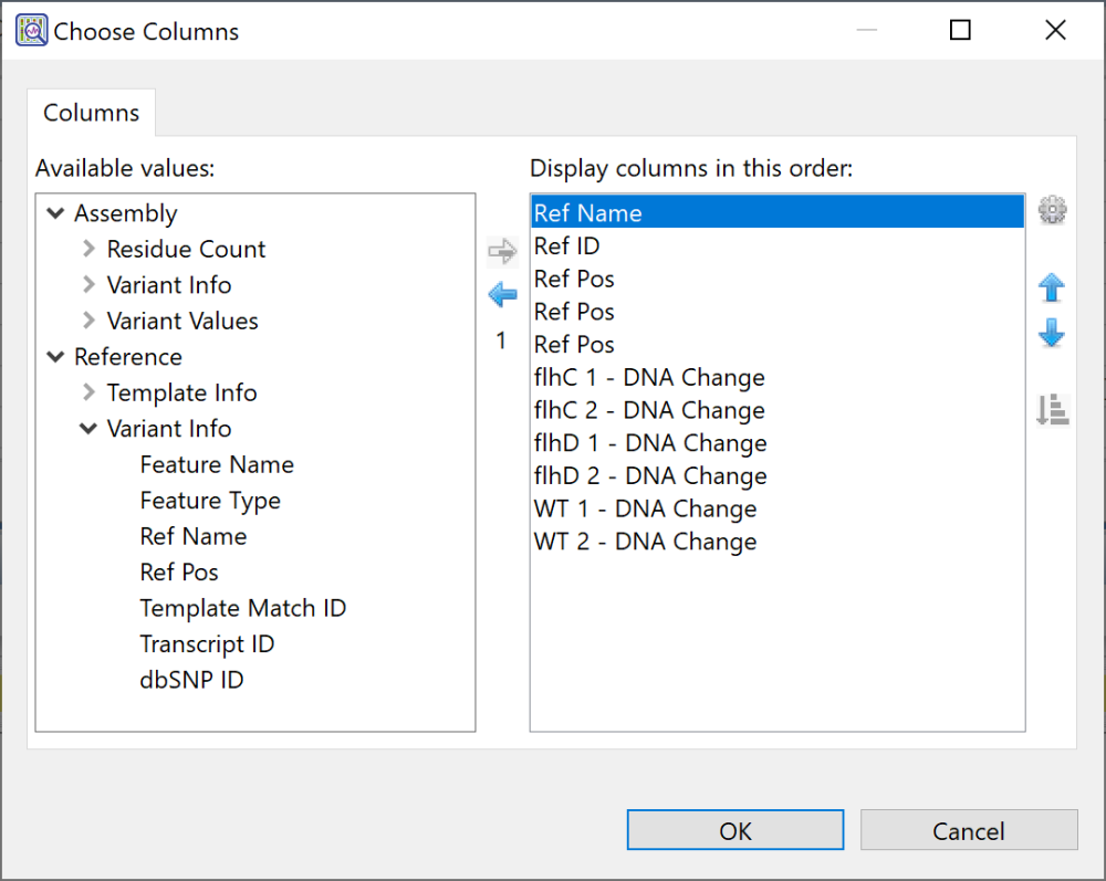 Choosing and understanding Variants view columns - User Guide to ...