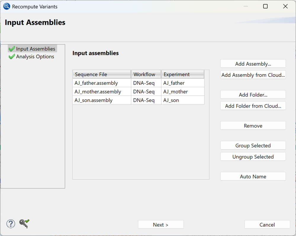Recompute variants (e.g., using different samples or parameters) - User ...