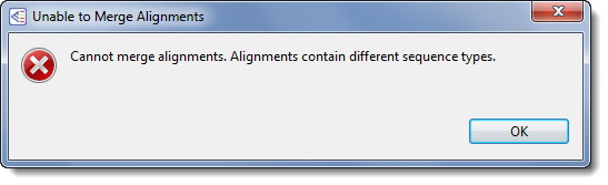 Merge two existing alignments (“Profile alignment”) - User Guide to ...
