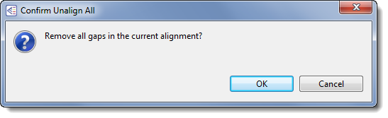Unalign aligned sequences - User Guide to MegAlign Pro - 17.4