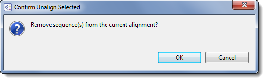 Unalign aligned sequences - User Guide to MegAlign Pro - 17.4