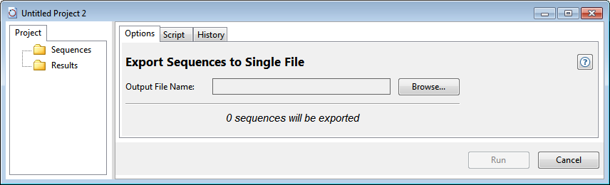 Export sequences into a single file - User Guide to SeqBuilder Pro - 17.5