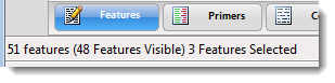 Features view - User Guide to SeqBuilder Pro - 17.5