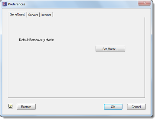 Coding Prediction – Borodovsky - User Guide to GeneQuest - 17.3