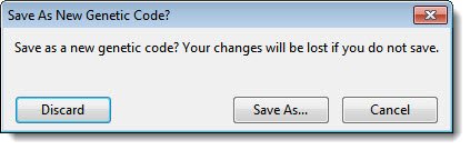 Modify the genetic code - User Guide to SeqBuilder Pro - 17.3