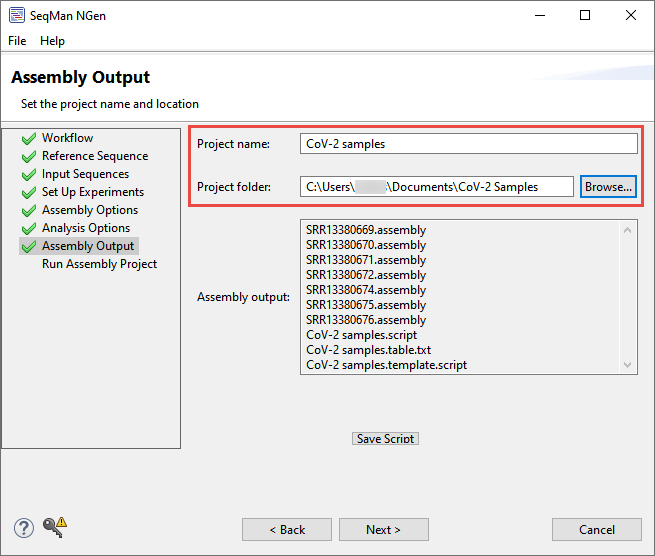 Part A: Creating draft genomes in SeqMan NGen and exporting a consensus ...