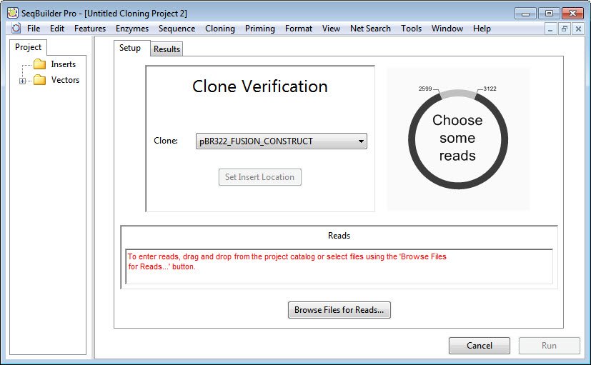 Step 6 (optional): Verify the clone - User Guide to SeqBuilder Pro - 17.5