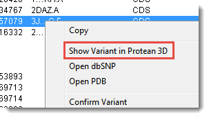 Part C: View variants in SeqMan Pro - User Guide to Protean 3D - 17.4