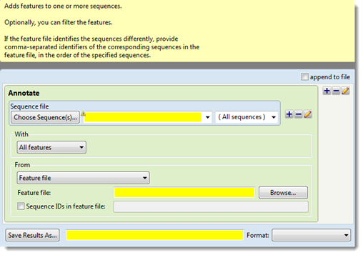 Add Features - User Guide to SeqNinja - 17.6