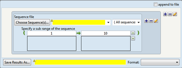 Modify Sequence(s) - User Guide to SeqNinja - 17.3