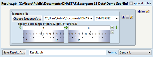 Modify Sequence(s) - User Guide to SeqNinja - 17.3