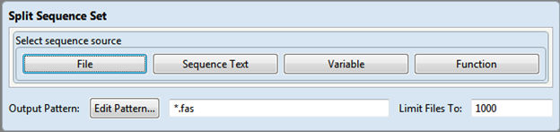 Split Sequence Set - User Guide to SeqNinja - 17.5