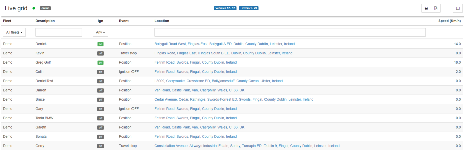 Live Grid - MSTWeb User Manual - 0.1
