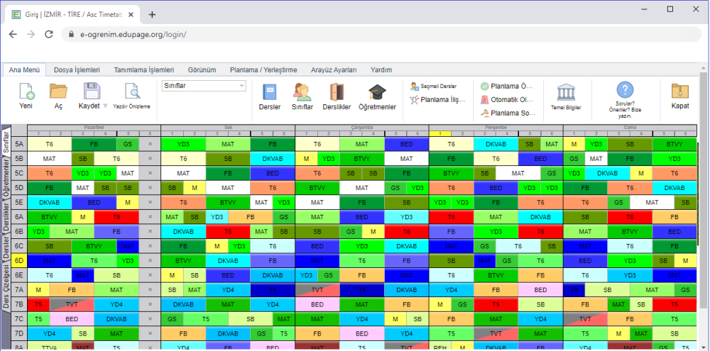 aSc Pro (Online) - aSc Timetables Kullanım Kılavuzu - asctimetables