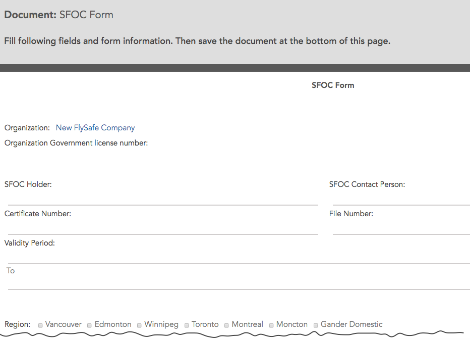 SFOC’s and Airspaces - User Guide - 1