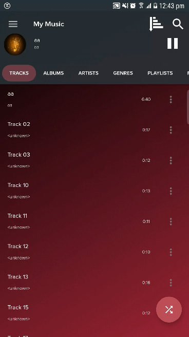 1.3 Current Queue - Pi Music Player - 1
