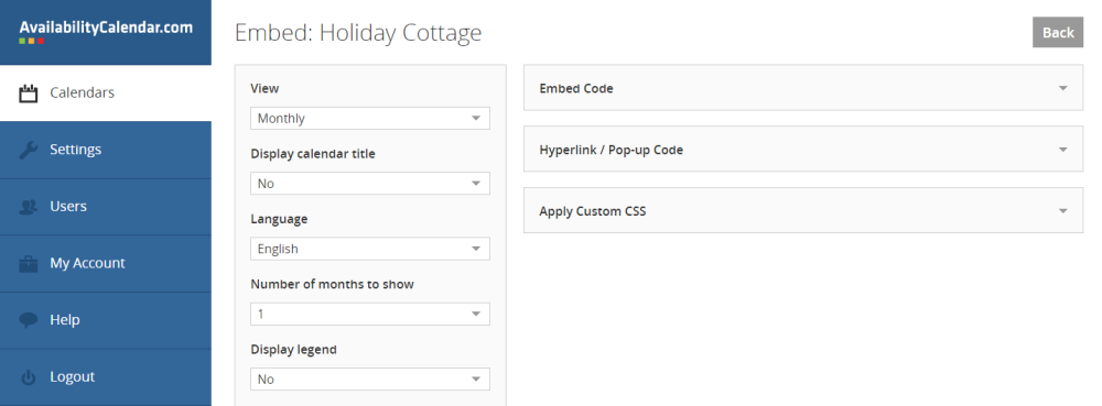 Embed code - Manual - 1